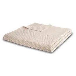 Wolldecke Biederlack "Wolldecke Merino", beige (nature), B:150cm L:200cm, Wolle, Wohndecken, mit 100% Merinowolle