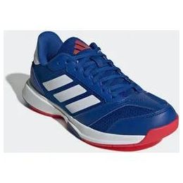 Hallenschuh Adidas PERFORMANCE "LIGRA 8 INDOOR", Herren, Gr. 46, wei&szlig; (royal blau, cloud wei&szlig;, pure ruby), Synthetik, Textil, Schuhe Hallenschuh, geeignet f&uuml;r jeden Hallensport