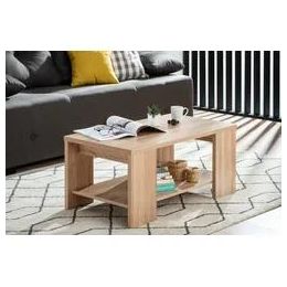 Couchtisch Home Affaire "Union", braun (sonoma), B:90,5cm H:41,5cm T:50,5cm, Tische, Couchtisch, mit Ablageboden