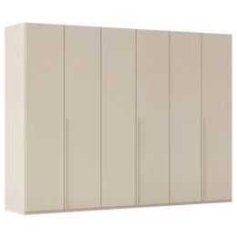 Kleiderschrank "Schrank Garderobe Ankleide Schlafzimmer Flur SERINA Eyecatcher", beige (beige, beige mattglas (champagner)), B:301cm H:223cm T:61cm, Holzwerkstoff, LeGer Home by Lena Gercke, Schr&auml;nke, Kleiderschrank, in 6 Breiten, 3 Ausf&uuml;hrungen und mit Front Glas oder Dekor MADE IN GERMANY