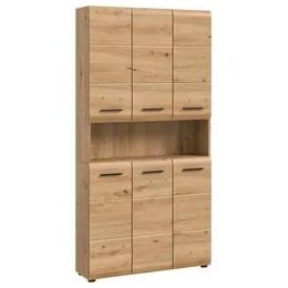 Stauraumschrank Welltime, artisan oak nb, B:90cm H:185cm T:30cm, Schr&auml;nke, Stauraumschrank, Florenz, Mehrzweckschrank Artisan Oak NB, 185 cm H&ouml;he, Bad, Topseller