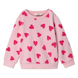 Tchibo - Kinder-Sweatshirt mit angerauter Innenseite - Baby - Gr. 50/56 - hellrosa