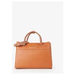 Shopper Valentino BAGS "ALEXIA", Damen, Gr. B/H/T: 14cm x 27cm x 35cm, orange, Lederimitat, Taschen Shopper, Damen Umh&auml;ngetasche, Tragetasche, Schultertasche mit Logo