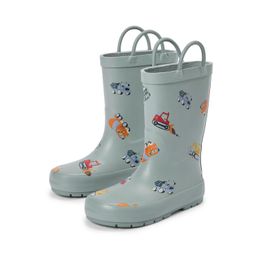 Tchibo - Kinder-Regenstiefel - Gr. 26-27 - grau/print