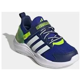 Sneaker Adidas SPORTSWEAR "LIGHTORAMA RUNNER KIDS", M&auml;dchen, Gr. 32, lucid blau, ftwr wei&szlig;, solar slime, Synthetik, Textil, Schuhe Sneaker, mit Blinkfunktion