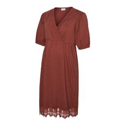 MAMALICIOUS Umstand Kleid 'MLAlisa' Damen Gr&ouml;&szlig;e 42 rostbraun Winterkleid