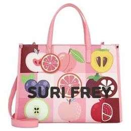 Shopper SURI FREY "Shopper SFY Issy", Damen, Gr. B/H/T: 39,5cm x 30cm x 16cm 0, rose 650, PVC, Taschen Shopper
