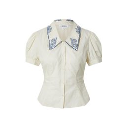 EDITED Bluse 'ALEA' Damen Gr&ouml;&szlig;e L beige / taubenblau