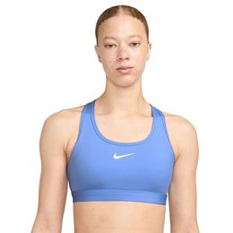 Nike Swoosh Med Sports Bra Bekleidung Damen blau XS