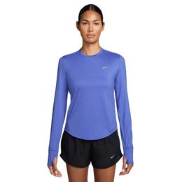 Nike Swift Dri-Fit UV Langarm Crewshirt Bekleidung Damen lila XS