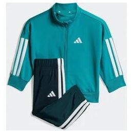 Trainingsanzug Adidas SPORTSWEAR "I 3S TR TS 205", M&auml;dchen, Gr. 68, pure teal, wei&szlig;, Obermaterial: 100% Polyester, Sportanz&uuml;ge Trainingsanzug