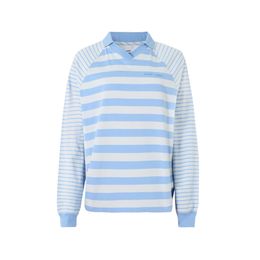 Sams&oslash;e & Sams&oslash;e Sams&oslash;e Sams&oslash;e Poloshirt 'Ella' Damen Gr&ouml;&szlig;e L himmelblau / wei&szlig;