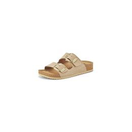 MUBB - Pantolette, beige, Gr. 37 - Leder