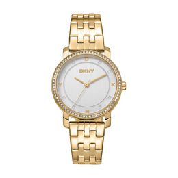 DKNY Analog Watch 'Astoria Glitz' female Gold size One Size