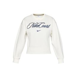 Nike Sportsweatshirt 'CRT' Damen Gr&ouml;&szlig;e XL navy / offwhite