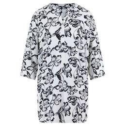 Emilia Lay - Long-Bluse, weiss, Gr. 50 / XL