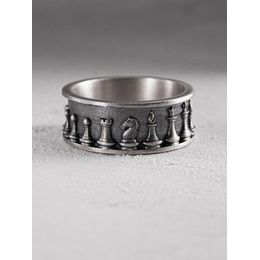 Reytel Ring 'CHESS' male Silver size 53