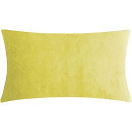 Dekokissen Pad "Smooth", mustard, unifarben, B:25cm H:2cm L:50cm, Polyester, Dekokissen_Sitzkissen_Kissenh&uuml;llen, Perfekte Farbabstimmung