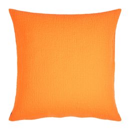 Dekokissen Pad "Fashion", orange, unifarben, B:60cm L:60cm, Polyester, Dekokissen_Sitzkissen_Kissenh&uuml;llen, aus einer italienischen Fashionweberei