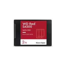 Sandisk interne SSD "WD Red SA500", ohne farbbezeichnung, B:10,2cm H:2,2cm T:12,8cm, Festplatten