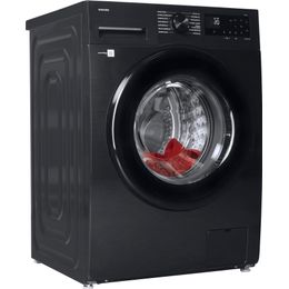 Samsung Waschmaschine "WW1EFG5U34A", Energieeffizienz: A (A-G), schwarz, B:60cm H:85cm T:55cm, Waschmaschinen, AI Ecobubbleᵀᴹ - Effizient und schonend waschen