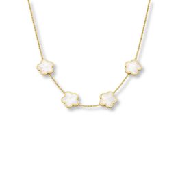 Pure Schmuck Necklace 'Clover Four' female Gold size Onesize