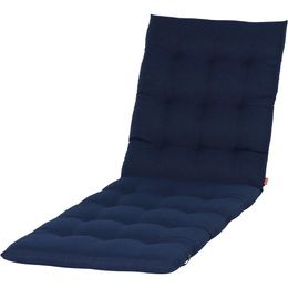 Liegenauflage siena GARDEN "ATRIA, 200 cm", blau, B:58cm H:6cm T:200cm, Polyester, Polsterauflagen, Dessin Uni, aus 100% recyceltem Polyester, in verschiedenen Farben
