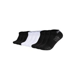 Sneakersocken CAMP DAVID "Socken 9er Pack", Herren, Gr. 43-46, bunt (2xschwarz, wei&szlig;), Obermaterial: 77% Baumwolle CO. 21% Polyamid PA. 2% Elasthan EL., Socken Sneakersocken