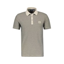Poloshirt Lerros "Poloshirt mit abgesetztem Kragen", Herren, Gr. 6XL, beige (light dune beige), 100% Baumwolle, Shirts