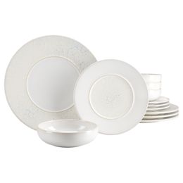 Teller-Set Creatable "Unico, Tellerset, 12-tlg.", toscania, 12, Steinzeug, Geschirr-Sets, Eleganter Flair, Breite Fahne, Edel