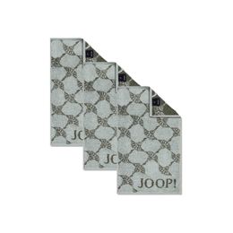 JOOP! G&auml;stehandtuch JOOP "G&auml;stetuch Classic Frottier 3er Pack", salbei cornflower, B:30cm, Obermaterial: 100% Baumwolle CO., Handt&uuml;cher