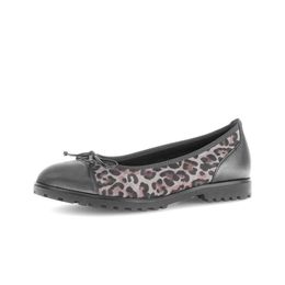 Ballerina Gabor "Sportliche Ballerina", Damen, Gr. 36, grau, Schuhe Ballerina