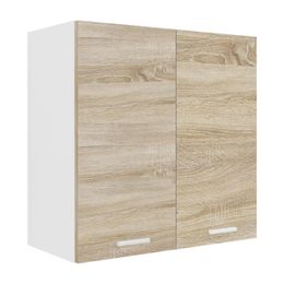 H&auml;ngeschrank Vcm "K&uuml;chenschrank B. 60 cm H&auml;ngeschrank K&uuml;che Esilo", wei&szlig;, sonoma, eiche, B:60cm T:31cm, Obermaterial: 100% Holz Wood., Schr&auml;nke, H&auml;ngeschrank