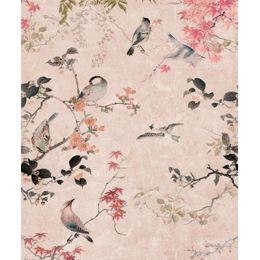 Fototapete Art for the home "Japanischer Garten", rosa, B:2m L:2,8m, Vlies, Tapeten, Japanischer Garten 280x200 cm
