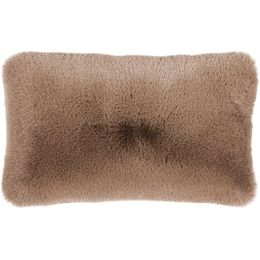 Dekokissen Pad "Evita", beige, unifarben, B:35cm L:60cm, Polyester, Dekokissen_Sitzkissen_Kissenh&uuml;llen, Kunstfell