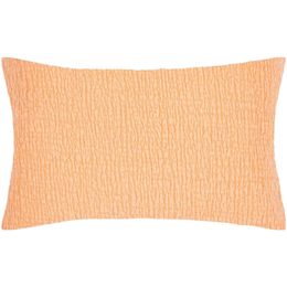 Dekokissen Pad "Fashion", apricot, unifarben, B:30cm L:40cm, Polyester, Dekokissen_Sitzkissen_Kissenh&uuml;llen, aus einer italienischen Fashionweberei