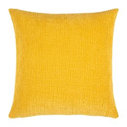 Dekokissen Pad "Fashion", mustard, unifarben, B:50cm L:50cm, Polyester, Dekokissen_Sitzkissen_Kissenh&uuml;llen, aus einer italienischen Fashionweberei