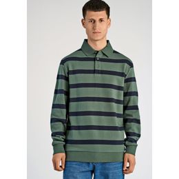 Sweatshirt LINDBERGH "Sweatshirt Relaxed Fit", Herren, Gr. L, pine gr&uuml;n, Obermaterial: 85% Baumwolle, 15% Polyester, l&auml;ssig geschnitten, Sweatshirts Sweatshirt