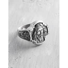 Reytel Ring 'THE FACE OF JESUS THE SAVIOR' male Silver size 50
