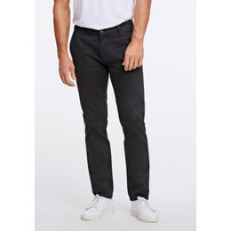 Chinos LINDBERGH "Chino Tapered Fit", Herren, Gr. 30, L&auml;nge 32, schwarz, Obermaterial: 97% Baumwolle, 3% Elasthan, unifarben, gerade, unten schmal, Hosen
