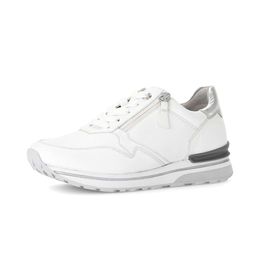Sneaker Gabor "Sneaker low", Damen, Gr. 40,5, wei&szlig;, Schuhe Sneaker