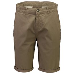 Chinoshorts LINDBERGH "Chino-Shorts Relaxed Fit", Herren, Gr. L, deep stone, Obermaterial: 98% Baumwolle, 2% Elasthan, Hosen Chinoshorts