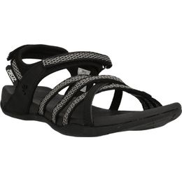 Sandale CRUZ "Aarhus W Sandal", Damen, Gr. 39, schwarz, Synthetik, unifarben, Schuhe Sandale