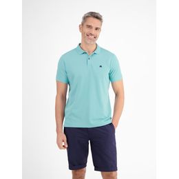 Poloshirt Lerros "Herren Poloshirt, unifarben", Herren, Gr. S, coastal blau, 100% Baumwolle, ohne Ausschnitt, Shirts
