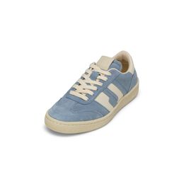 Marc O'Polo Sneaker MARC O'POLO "mit Struktur-Akzenten", Damen, Gr. 40, high sky, chalky sand, Obermaterial: 96% Leder (Rind), 4% Polyester, unifarben, Schuhe Sneaker