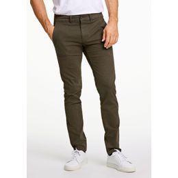 Chinos LINDBERGH "Chino Slim Fit", Herren, Gr. 29, L&auml;nge 32, gr&uuml;n (army), Obermaterial: 57% Baumwolle, 39% Polyester, 4% Elasthan, slim fit, Hosen