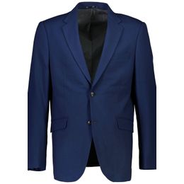 Anzugsakko LINDBERGH "Sakko Modern Fit", Herren, Gr. 25, blau (dk blau mel), Obermaterial: 67% Polyester, 28% Viskose, 5% Elasthan; Futter: 98% Polyester, 2% Elasthan, Sakkos