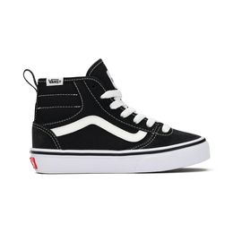 Sneaker Vans "Ashwood Hi Decon", Kinder, Gr. 29, schwarz, wei&szlig;, Textil, Schuhe Sneaker