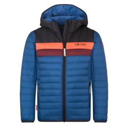 Outdoorjacke Trollkids "KIDS EIKEFJORD JACKET", Kinder, Gr. 110, alpine blau, schwarz, ra, Obermaterial: 100% Polyamid. Futter: 100% Polyamid. Wattierung: 100% Polyester, Jacken Outdoorjacke
