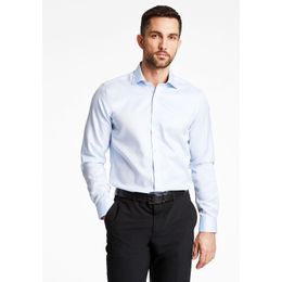 Businesshemd LINDBERGH "Business-Hemd Modern Fit", Herren, Gr. XXL, Normalgr&ouml;&szlig;en, blau (light blau), Obermaterial: 100% Baumwolle, Hemden